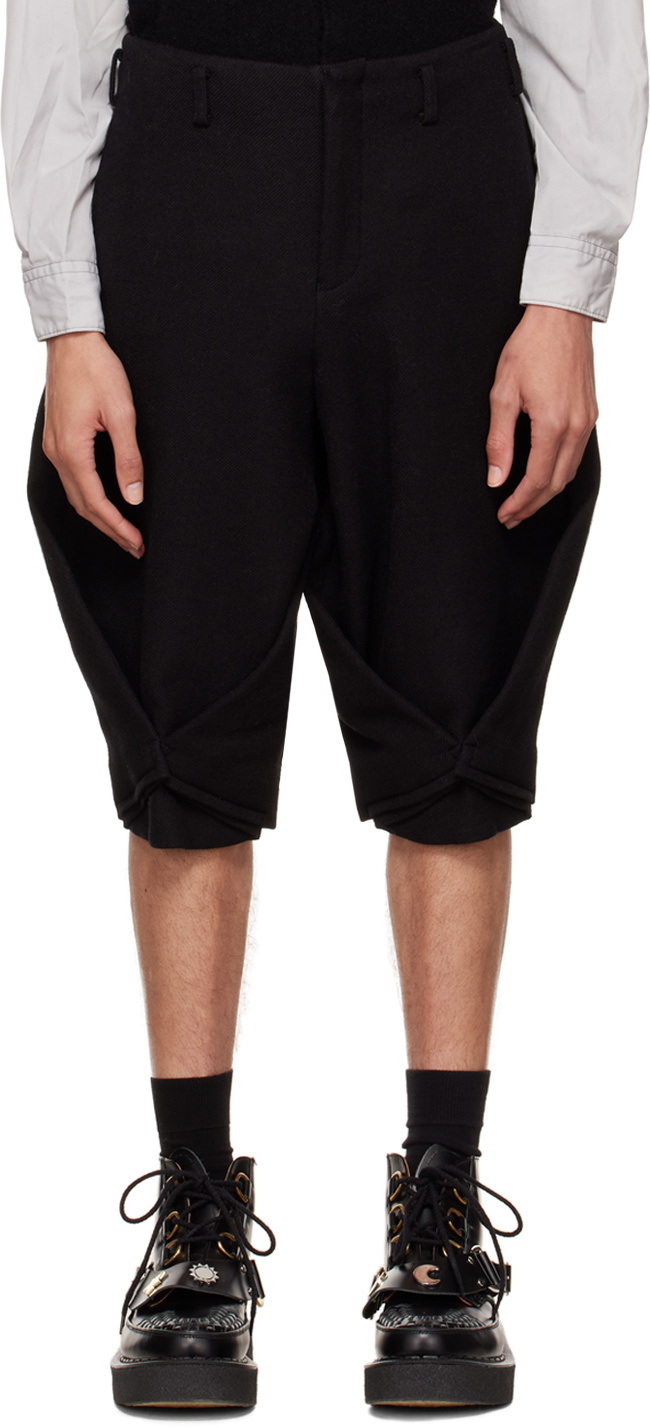 Comme des Garçons Homme Plus Black Layered Shorts Comme des Garcons ...
