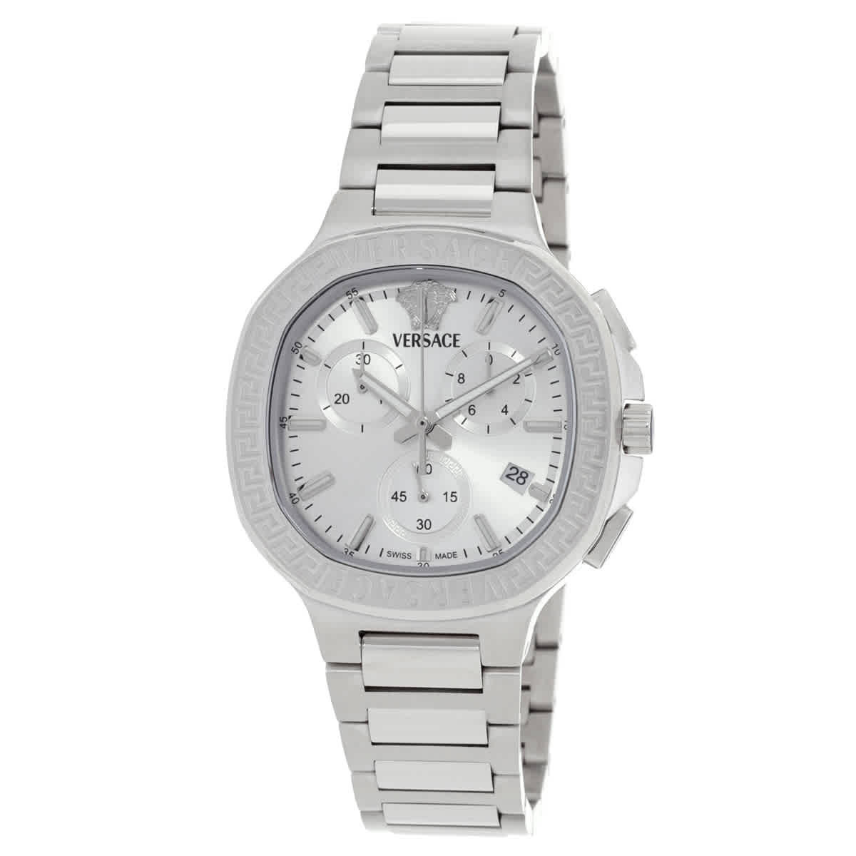 Versace V-Chrono Square Chronograph Quartz Watch VEVCA0424 Versace