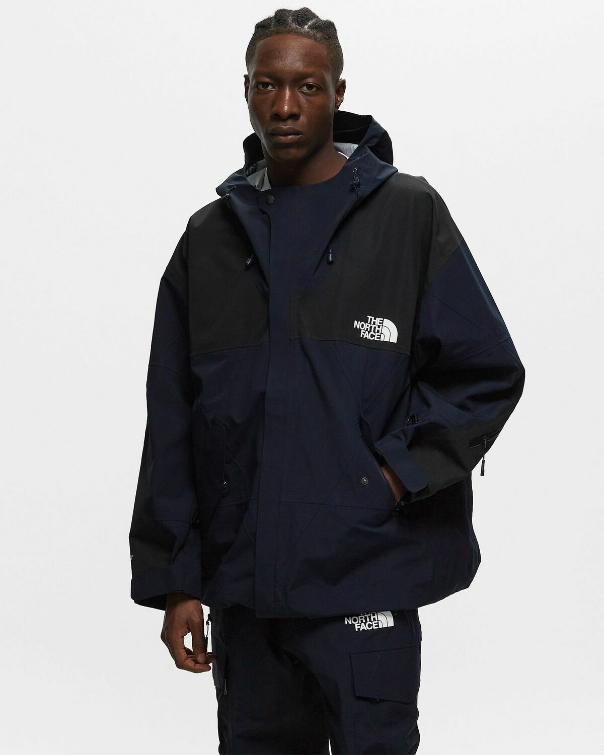 The North Face Tnf X Project U Geodesic Shell Jacket Black/Blue Shell ...