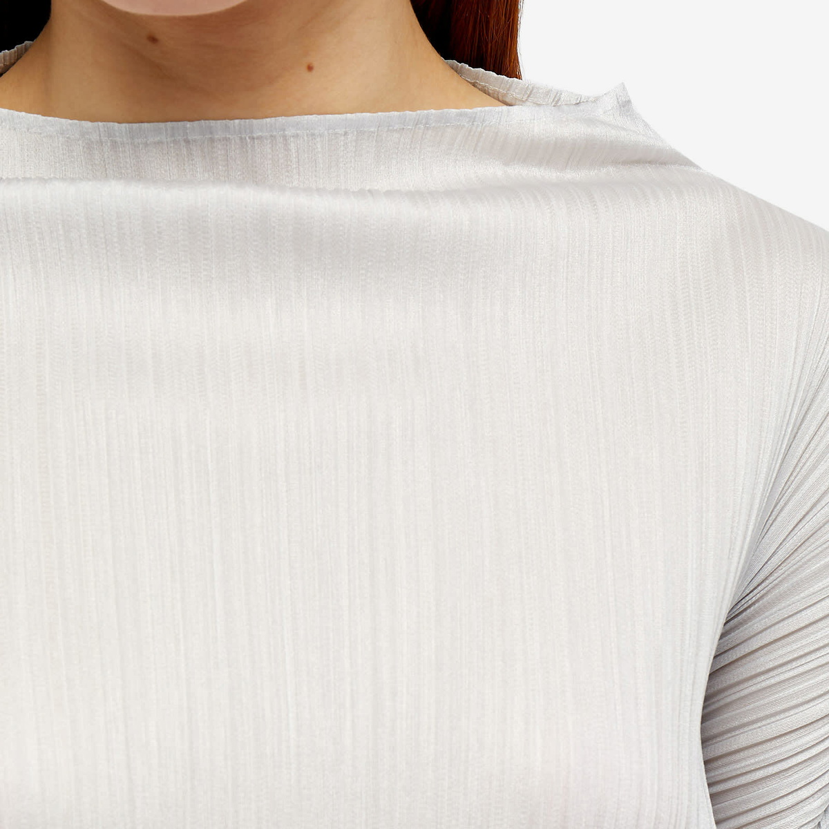 Pleats Please Issey Miyake Women's Basics Pleats Roll Neck Long Slee in ...