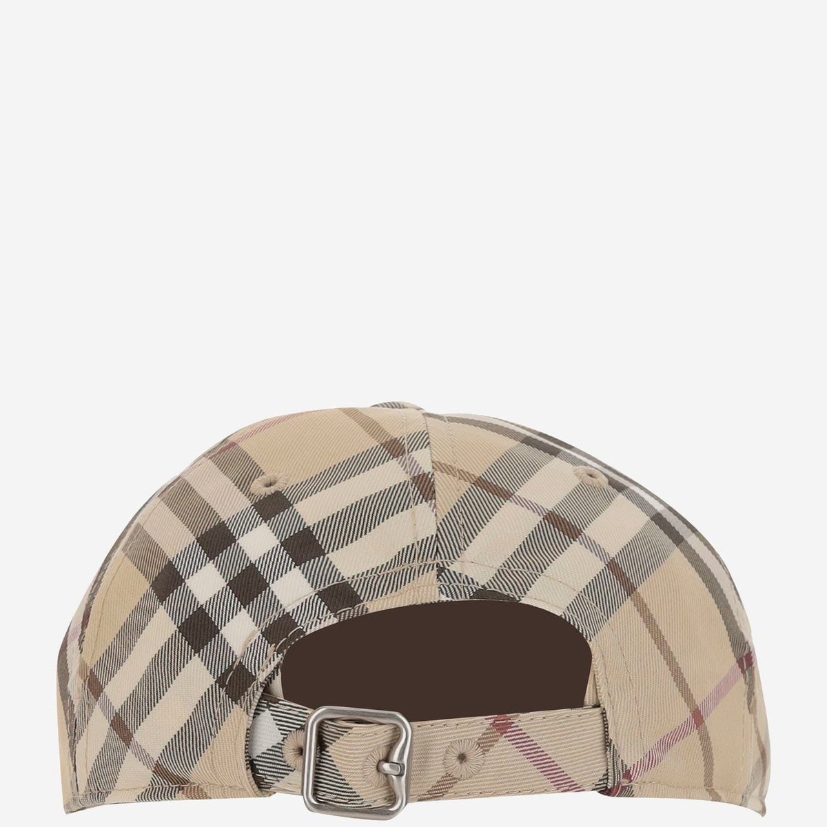 Burberry Baseball Cap With Check Pattern Burberry