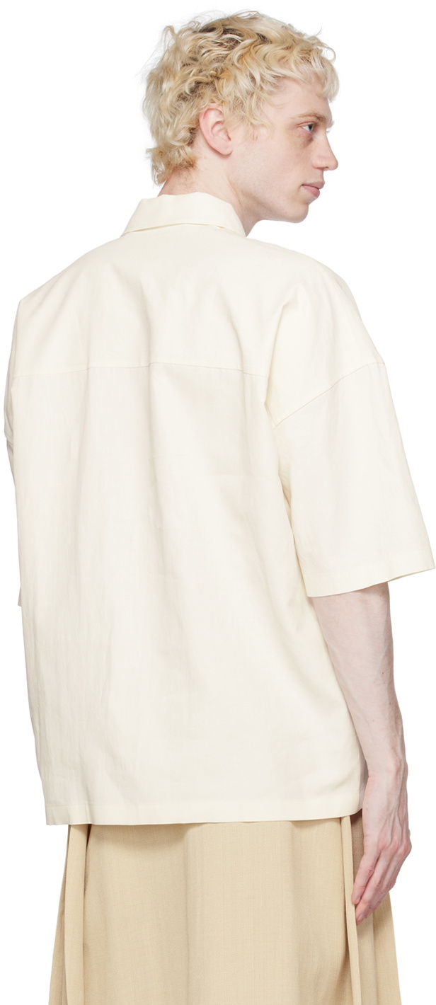 Jil Sander White Zip Shirt Jil Sander
