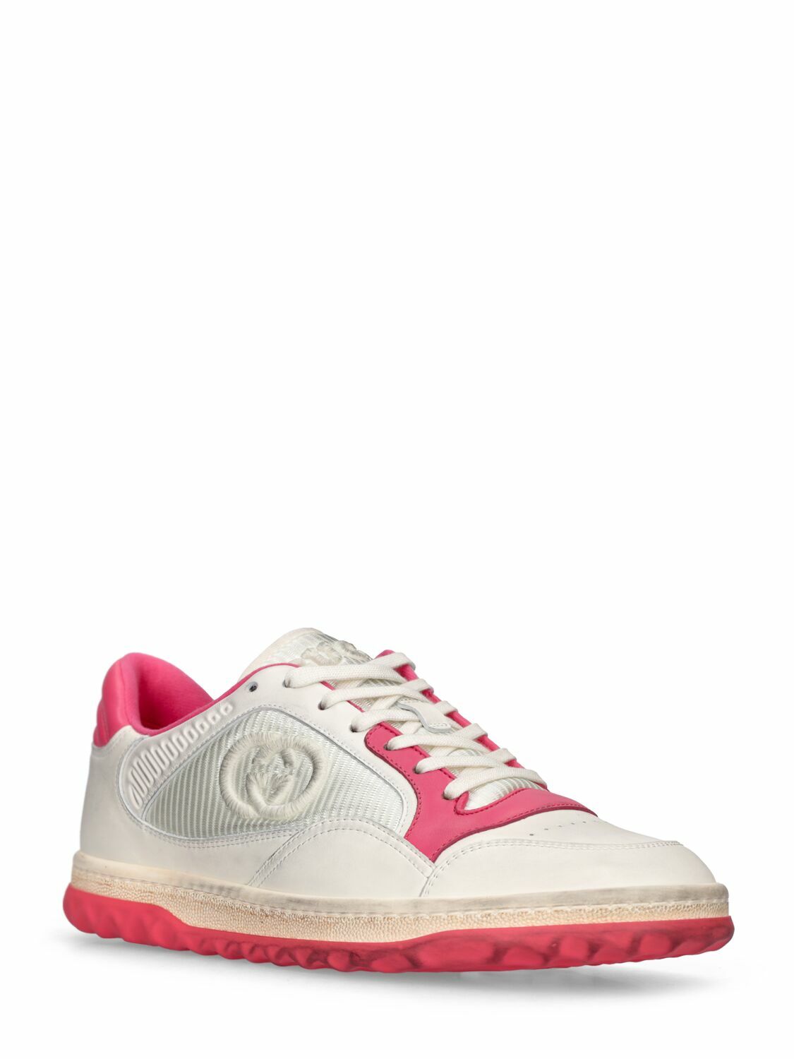 GUCCI - 20mm Mac 80 Leather Sneakers Gucci