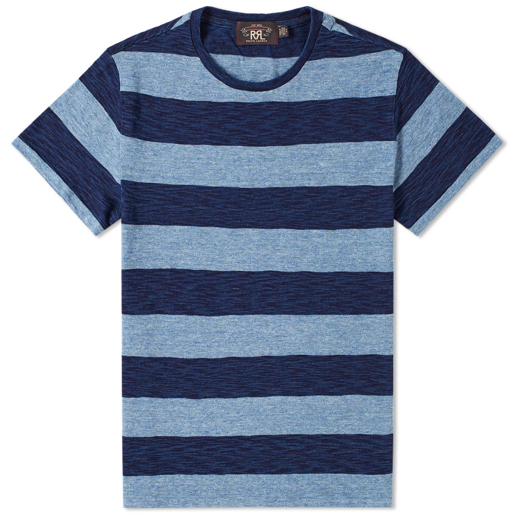 RRL Wide Stripe Slub Tee RRL by Ralph Lauren