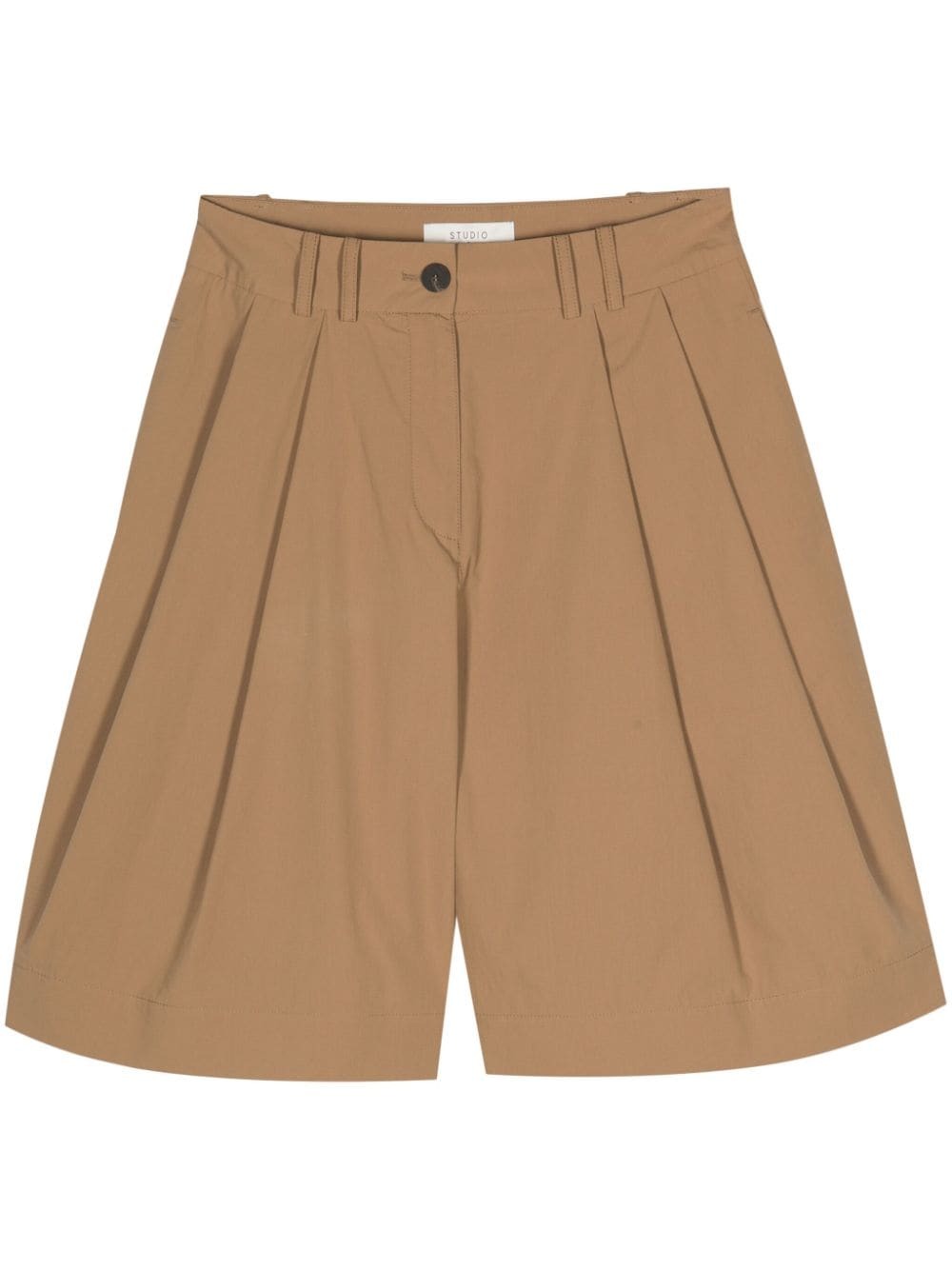 STUDIO NICHOLSON - Double Pleated Cotton Shorts Studio Nicholson