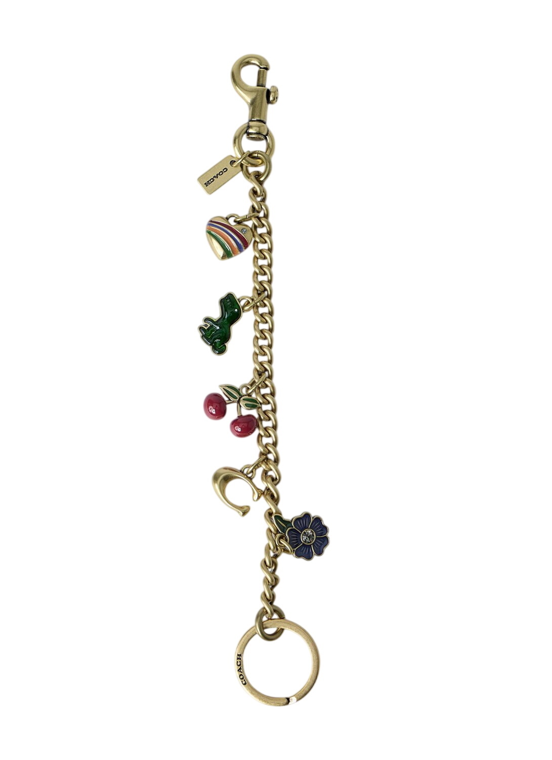 Coach Charm Keychain With Mixed Motifs Coach