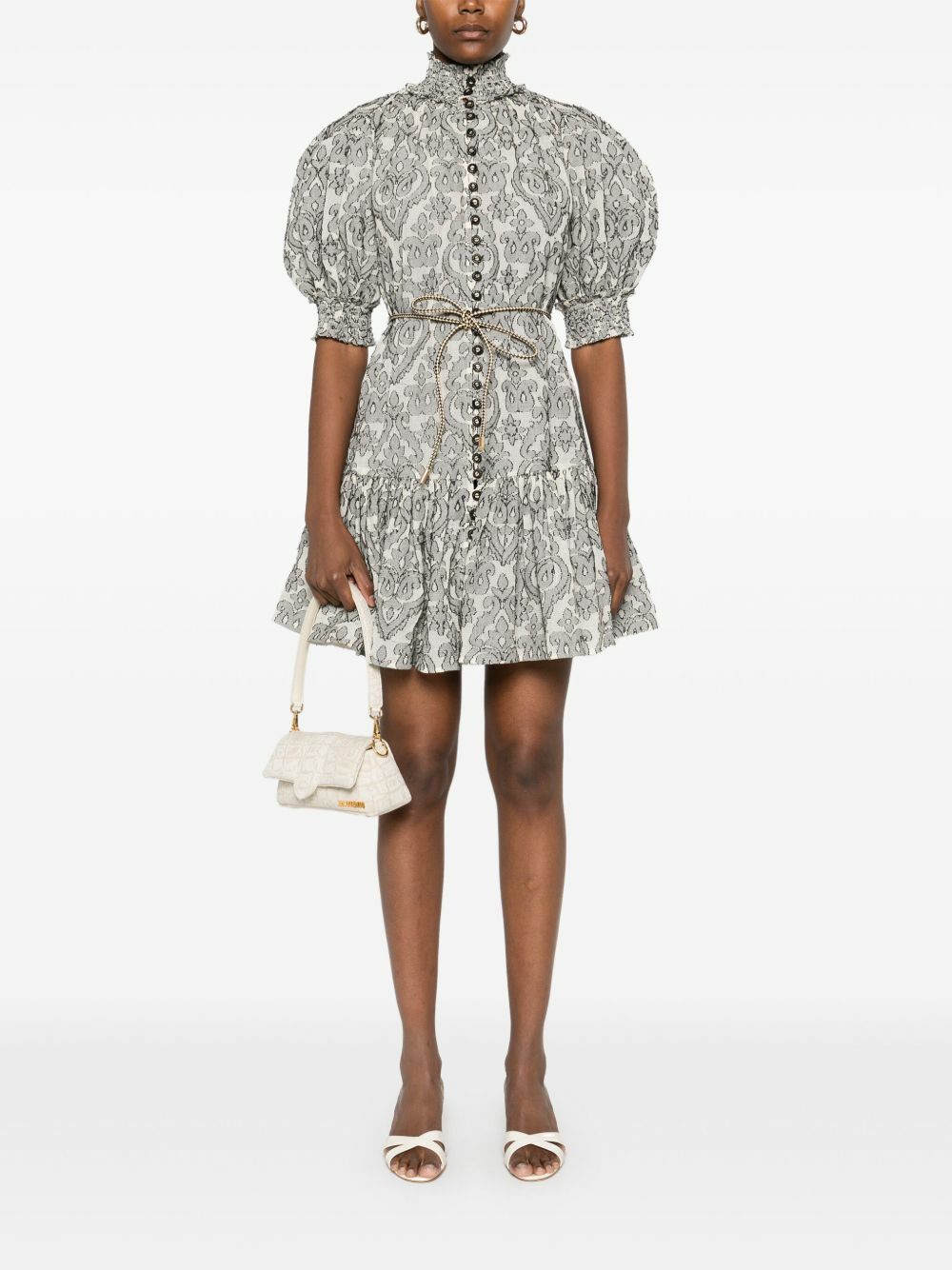 ZIMMERMANN Wylie Lantern Mini Dress Zimmermann