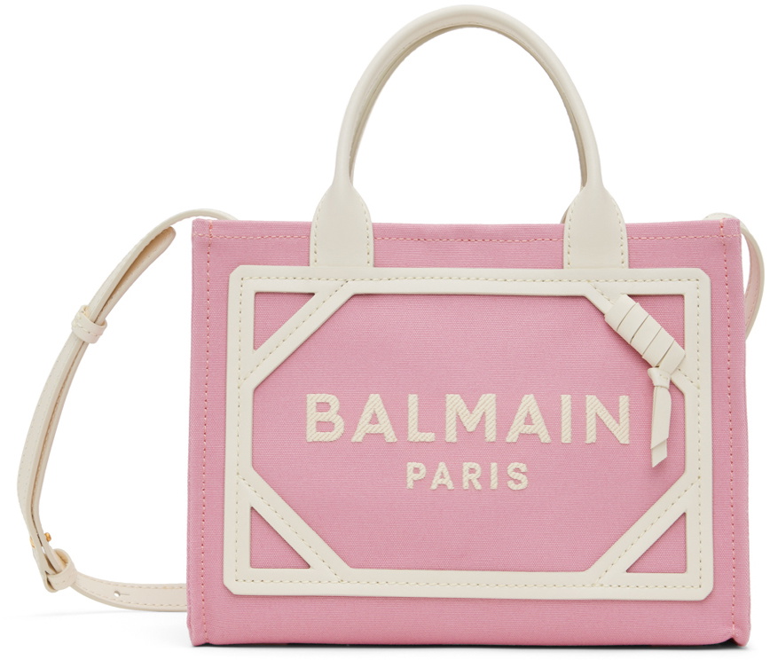 Balmain Pink B-Army Small Tote Balmain