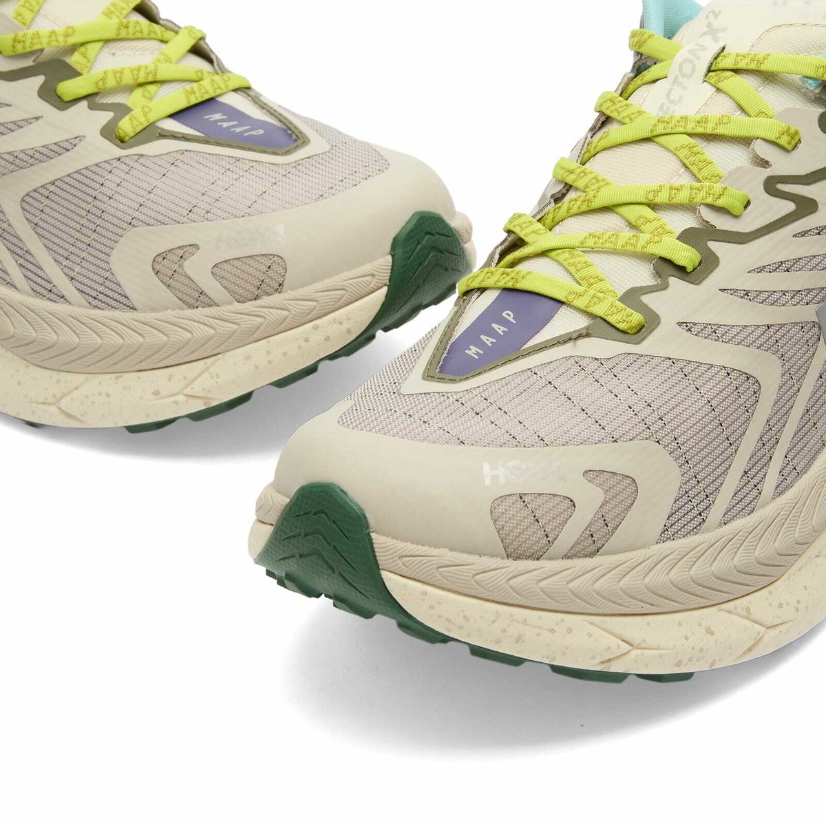 Hoka One One Men's x MAAP Tecton X2 Sneaker in White Hoka One One