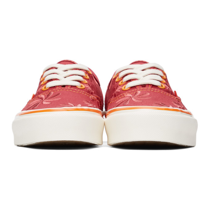 Vans Red Embroidery OG Authentic LX Sneakers Vans