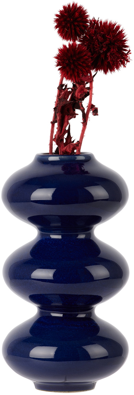 Forma Rosa Studio Blue Wave Form Vase