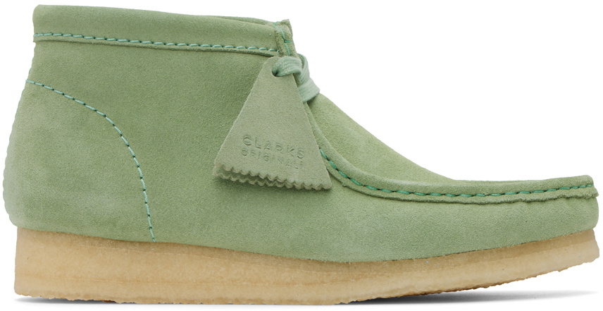 Clarks Originals Green Wallabee Desert Boots Clarks Originals