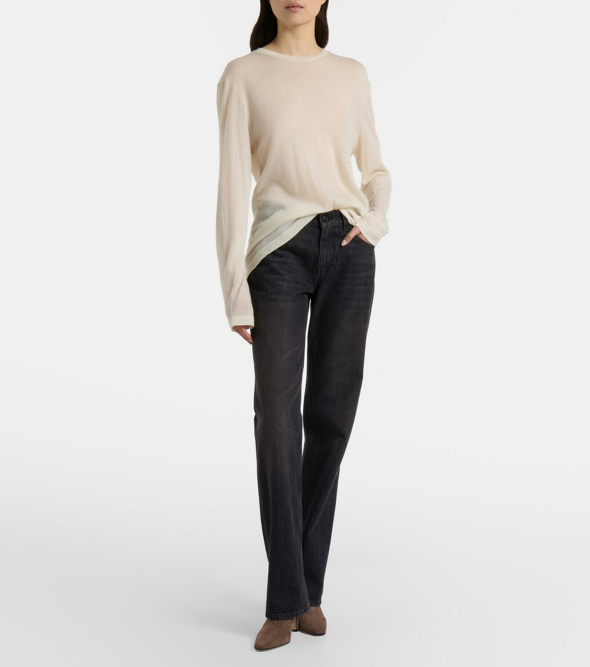 The Row Suede ankle boots The Row