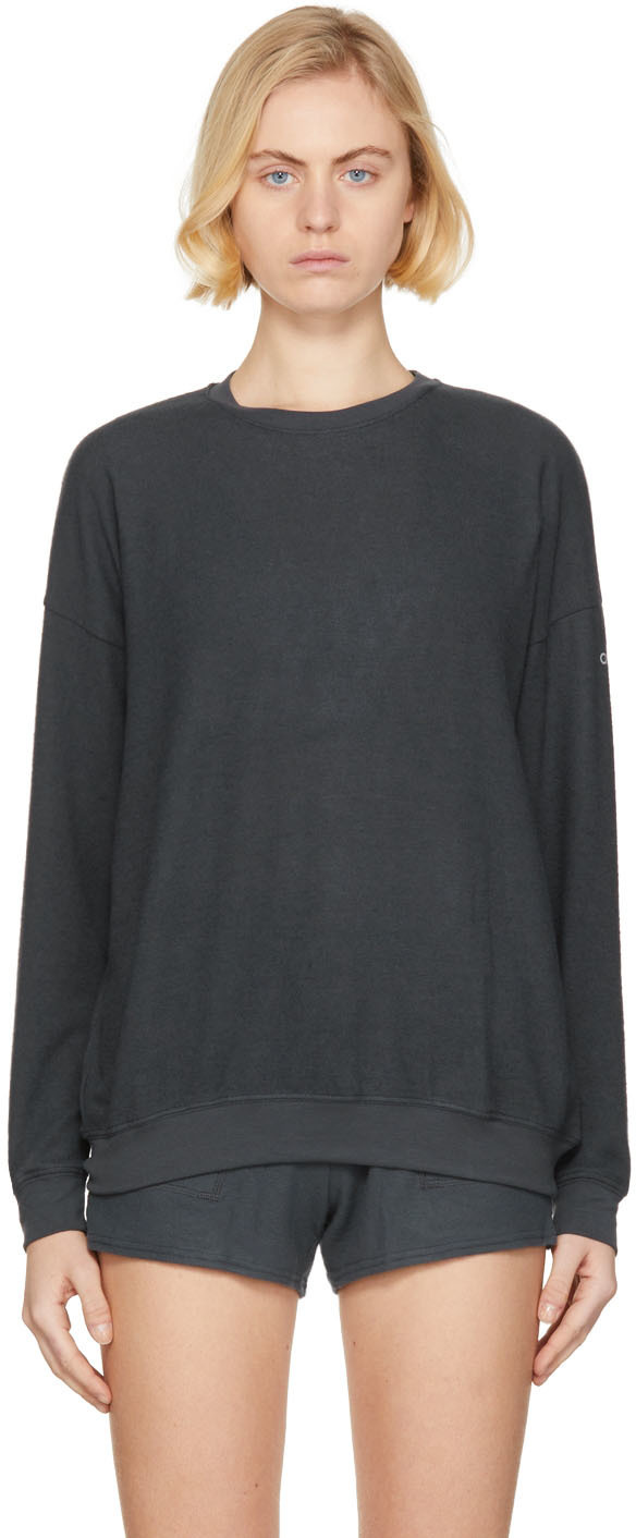 Alo Grey Soho Sport Pullover Aloye