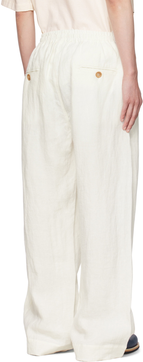 COMMAS White Wide Leg Trousers Commas