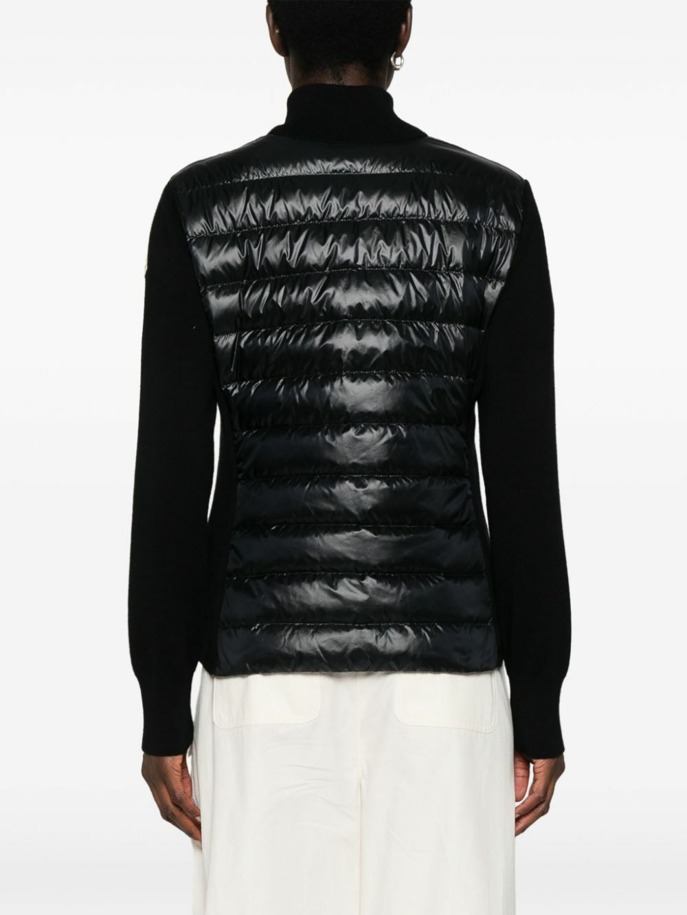 Moncler Black High-Neck Quilted Jacket Moncler
