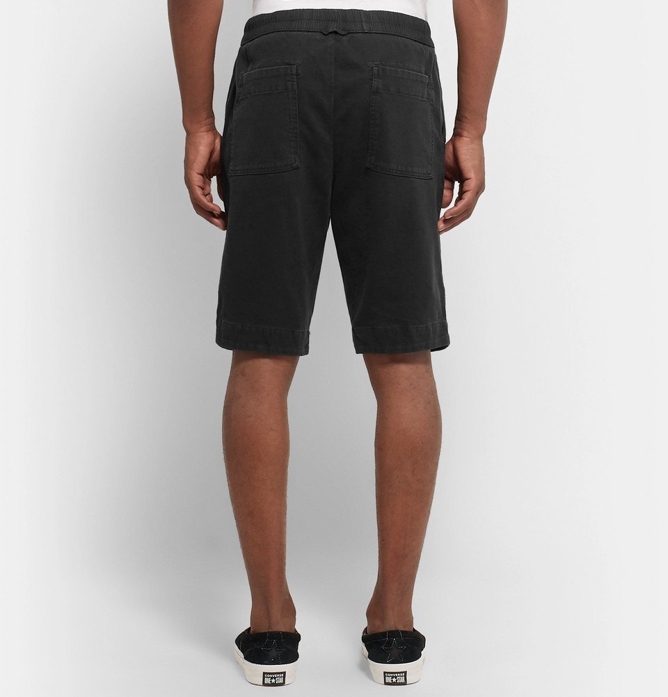 James Perse - Slim-Fit Cotton-Jersey Shorts - Black James Perse
