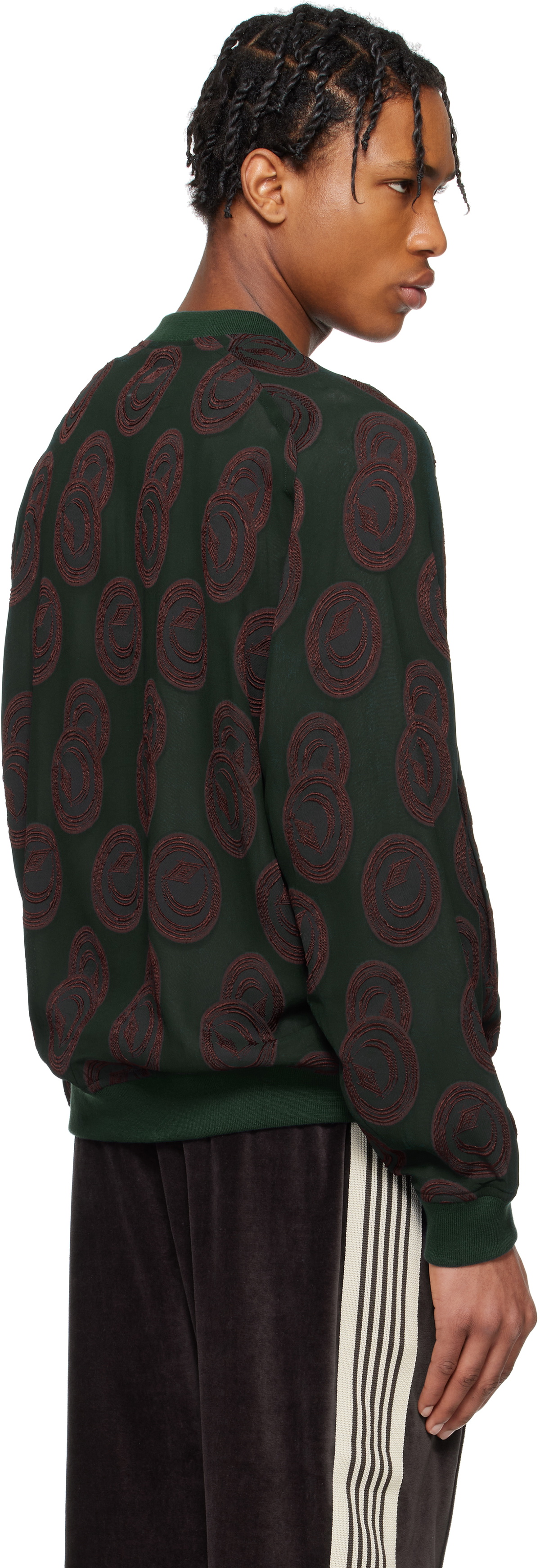 NEEDLES Green BB Bomber Jacket Needles