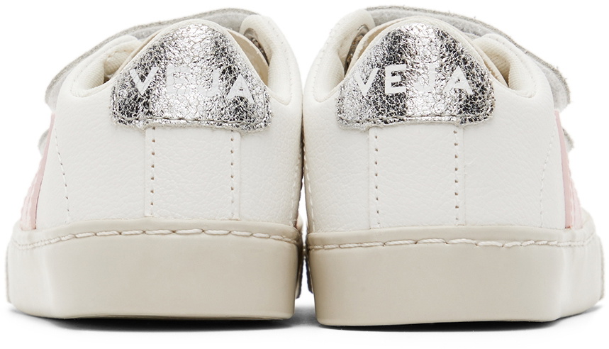 VEJA Baby White & Silver Esplar Sneakers VEJA