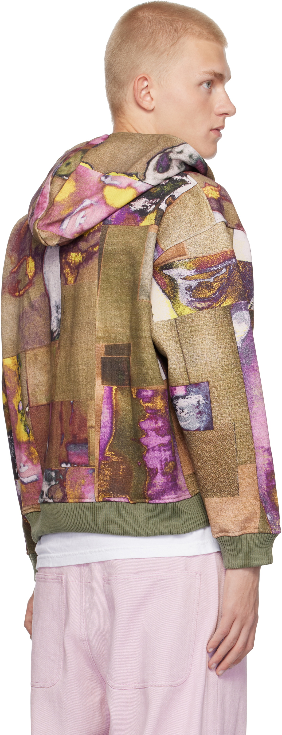 KidSuper Multicolor Faces Collage Zip Hoodie KidSuper