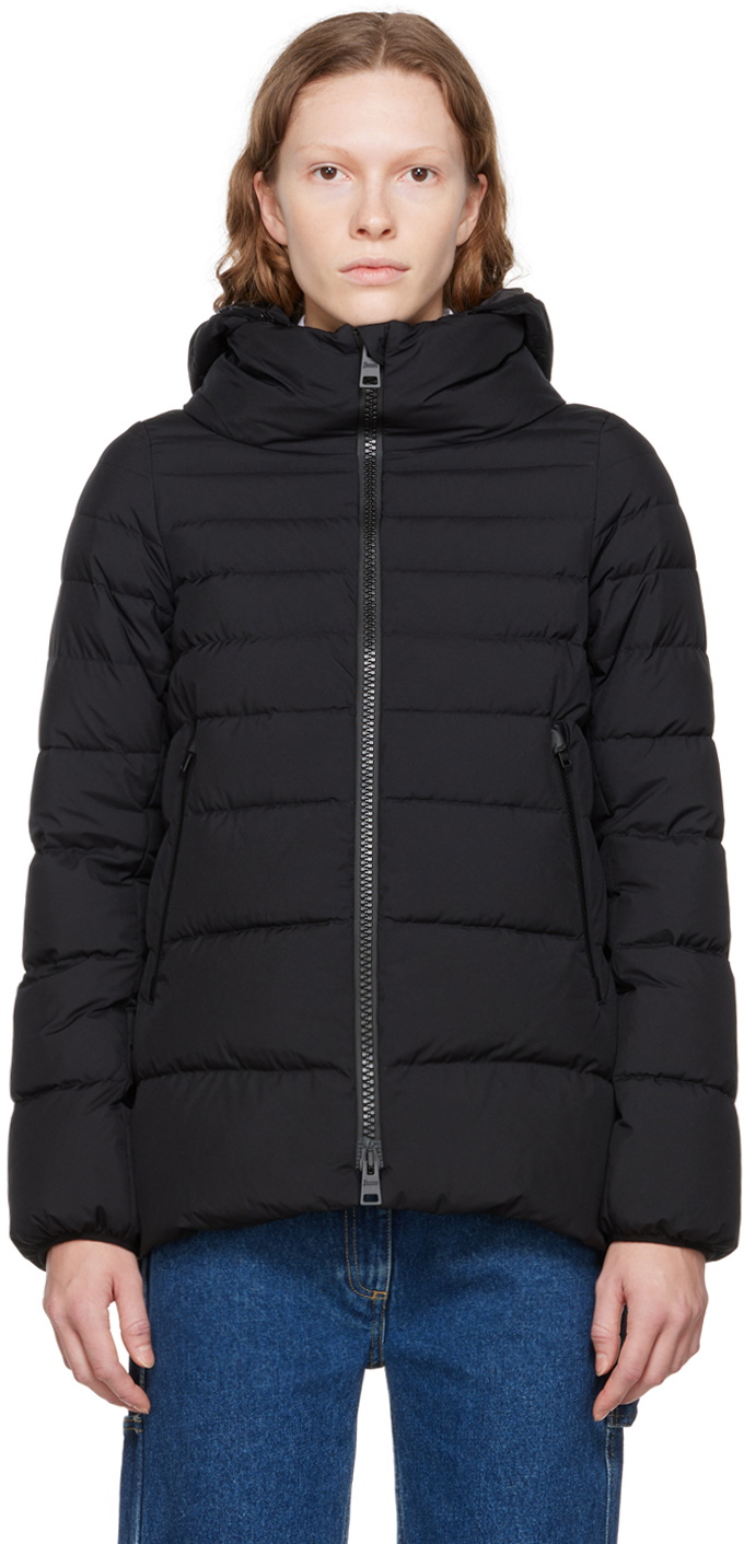 Herno Black Zip Down Jacket Herno