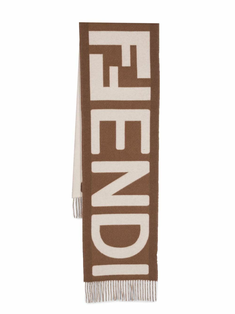 FENDI - Logo Wool Scarf Fendi