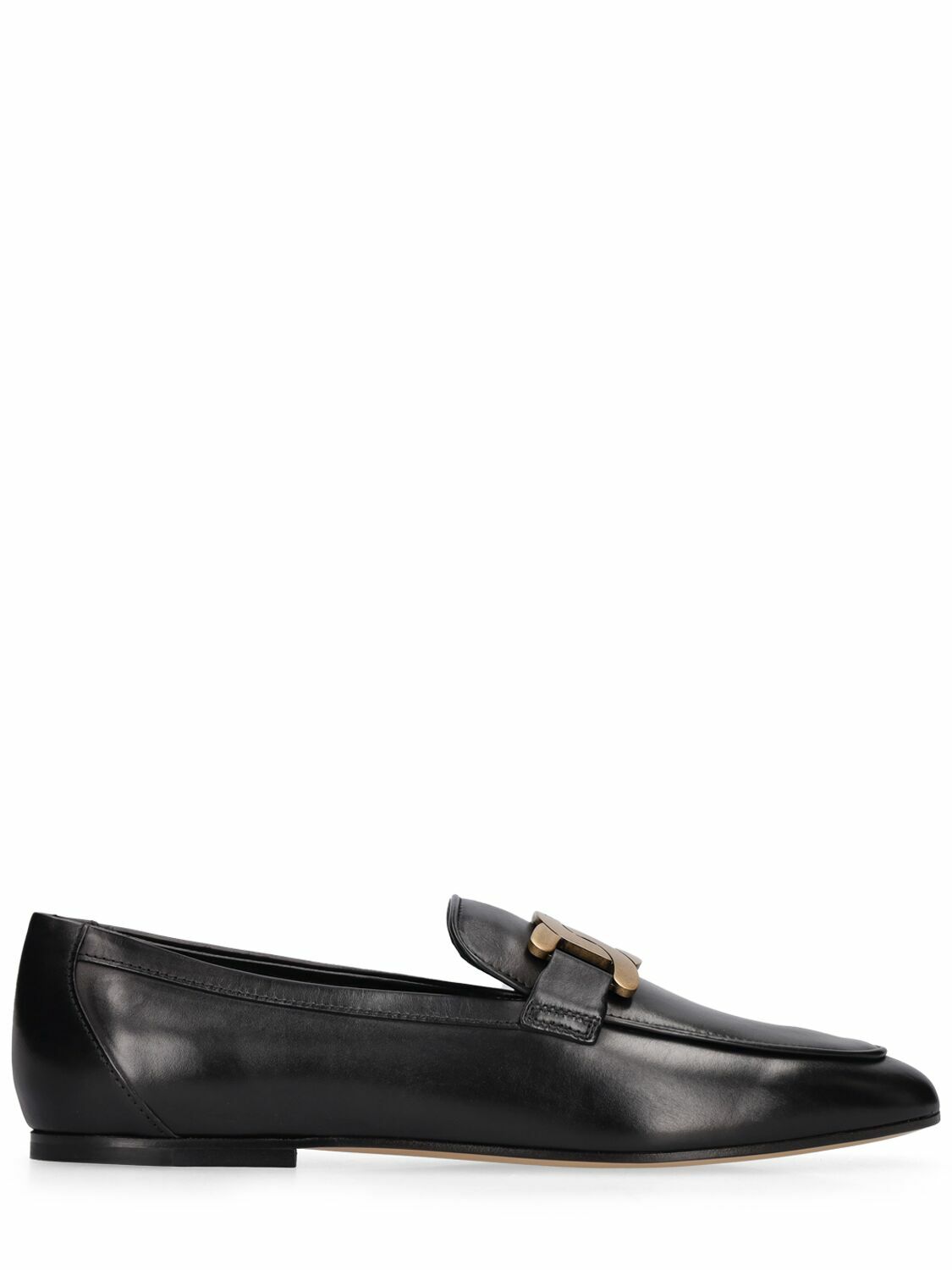 TOD'S - 10mm Leather Chain Loafers Tod's