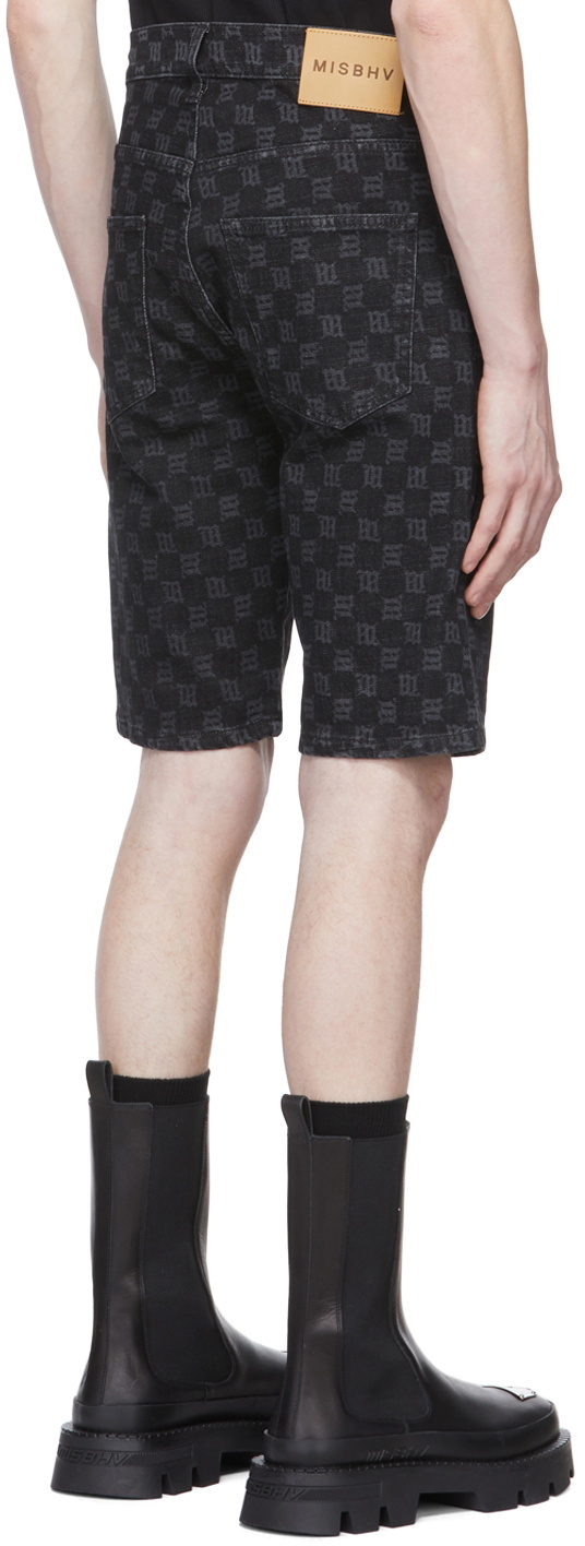 MISBHV Black Denim Shorts MISBHV
