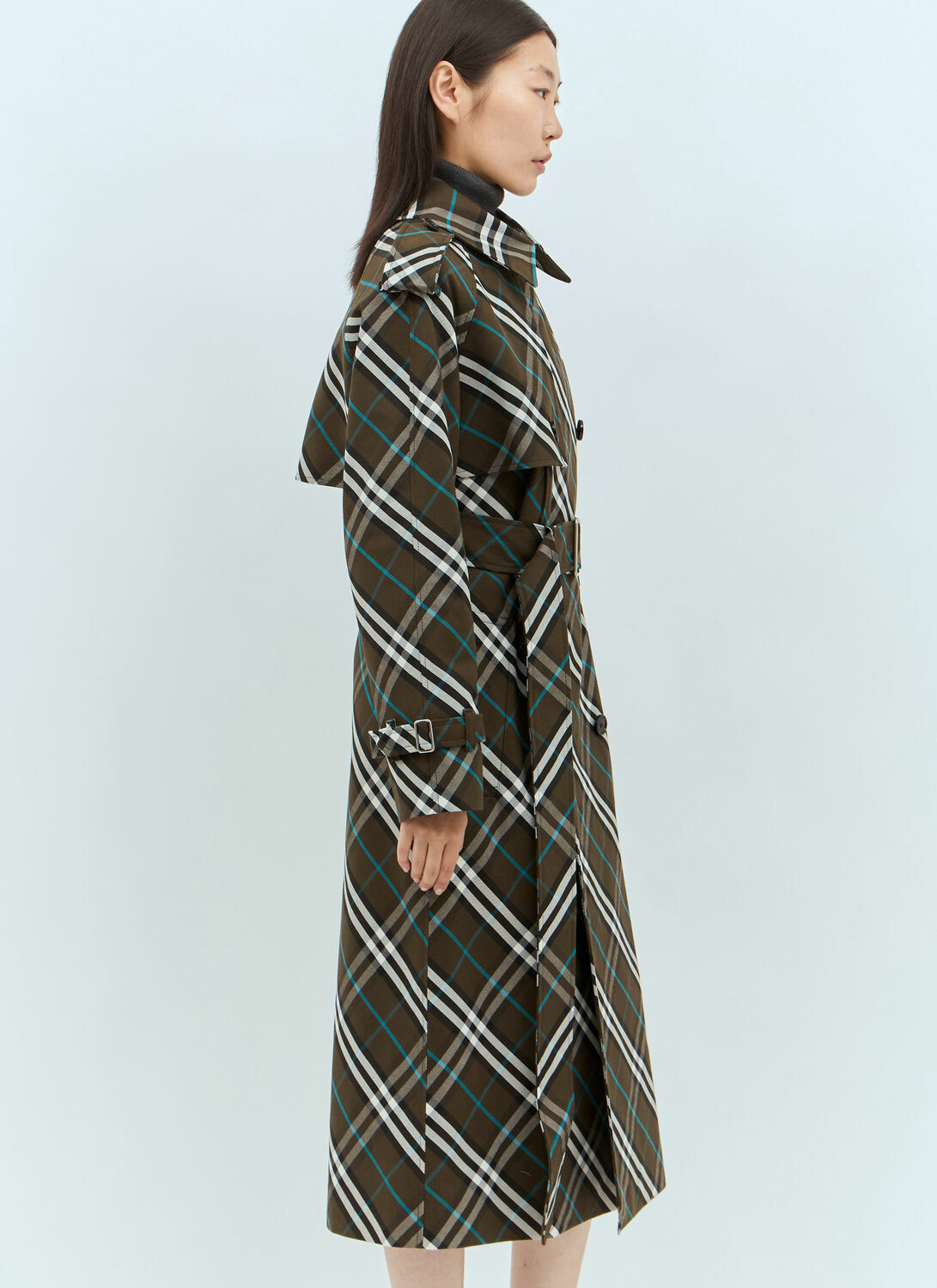 Burberry Check Twill Trench Coat Burberry