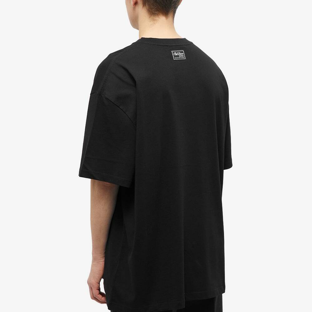 Raf Simons Men's Oversized Festival Fools T-Shirt in Black Raf Simons
