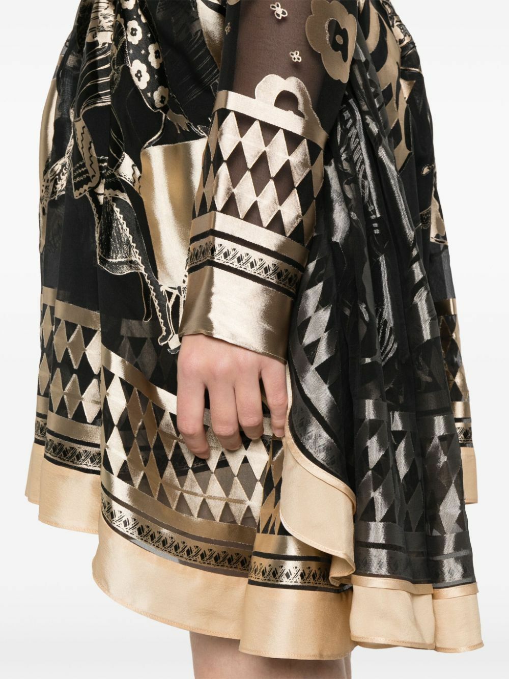 ZIMMERMANN Geometric Pattern Minidress Zimmermann