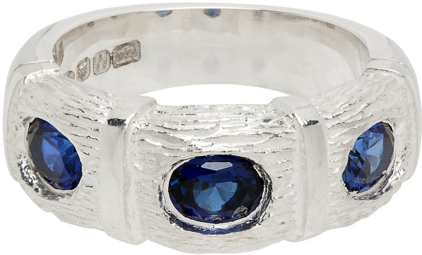 Bleue Burnham Silver Window Box Ring Bleue Burnham