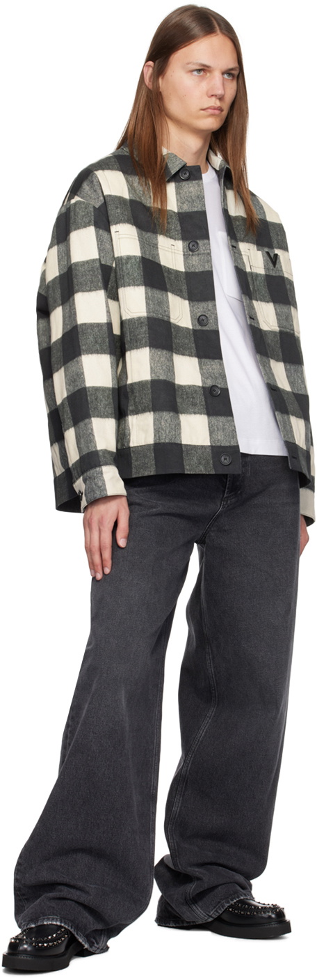 Valentino White Check Jacket Valentino