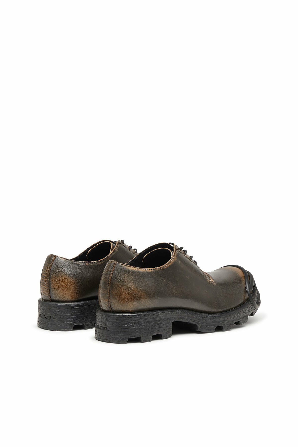 Diesel D-Hammer-Derby shoes in brushed leather - Lace Ups and Clogs ...