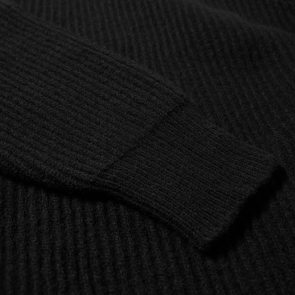 Albam Men's Raglan Crew Knit in Black Albam