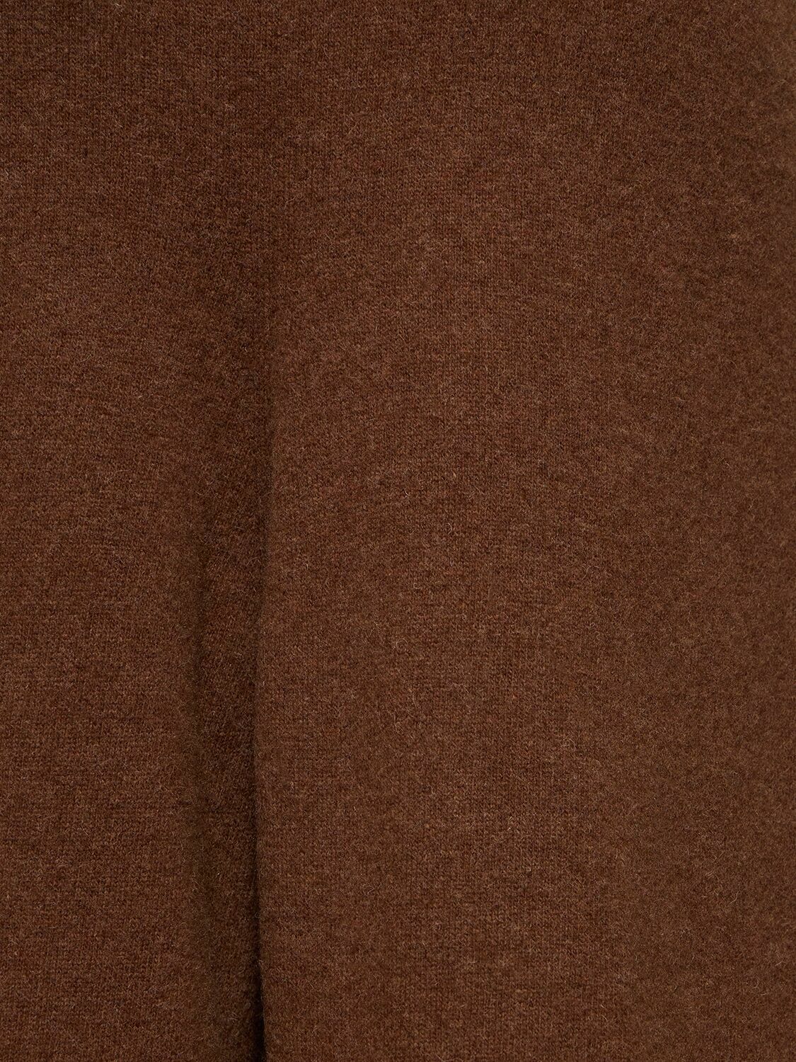 LEMAIRE - Soft Wool Blend Curved Pants Lemaire