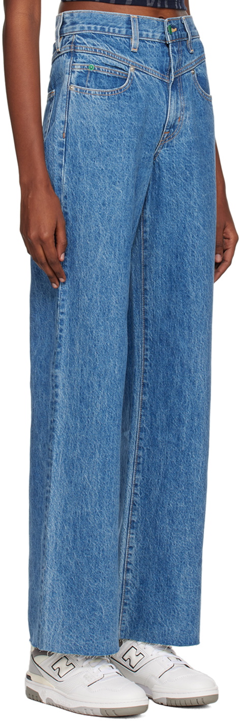 SLVRLAKE Blue Grace Double Yoke Jeans SLVRLAKE