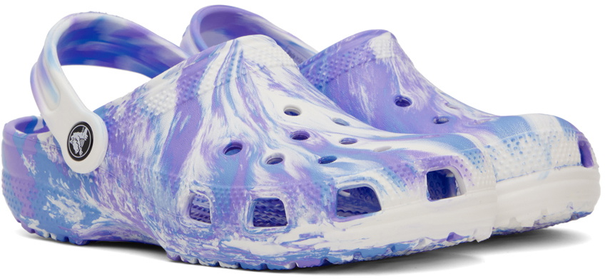 Crocs Blue Classic Marbled Clog Crocs