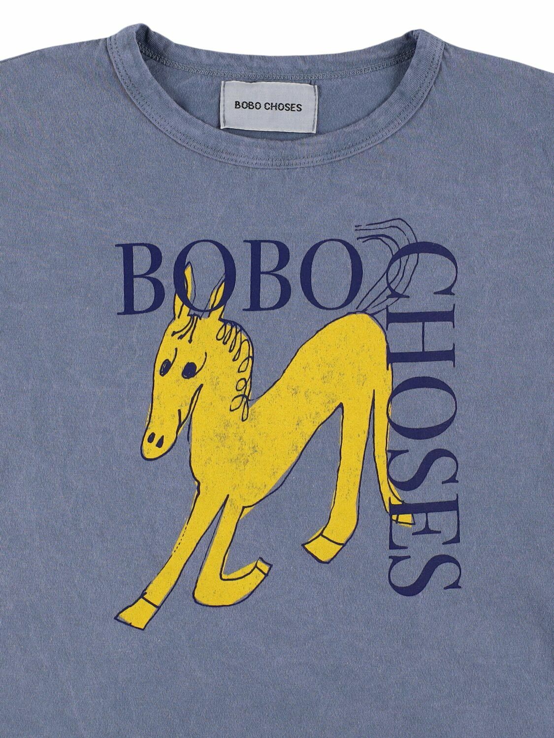 BOBO CHOSES Horse Print Organic Cotton T-shirt Bobo Choses