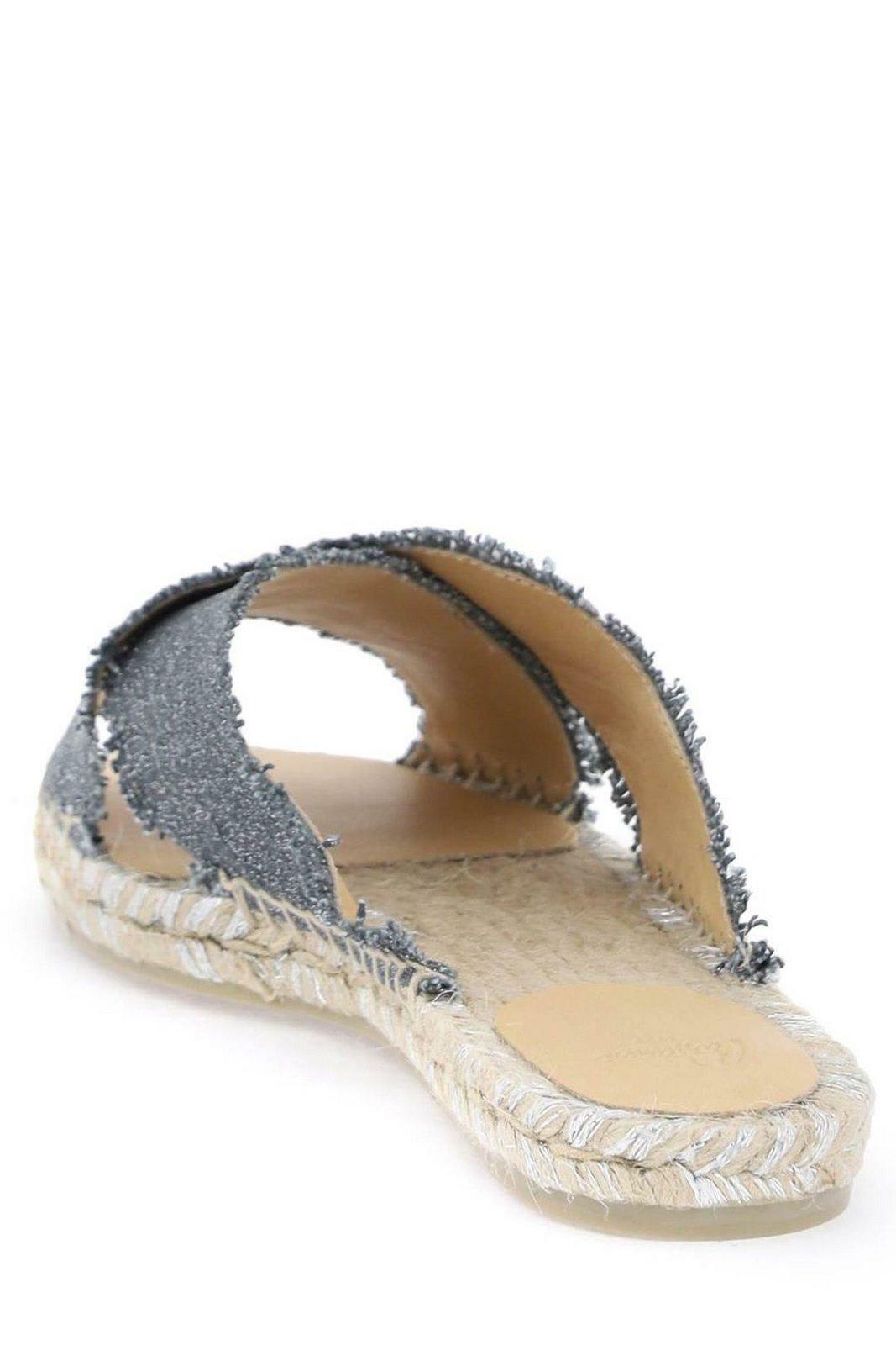 Castañer Palmera Crossover Strap Flat Sandals Castaner