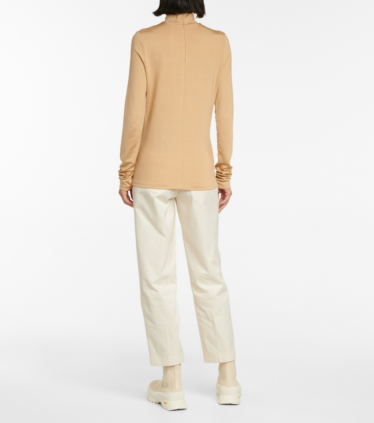 Jil Sander - Turtleneck stretch-jersey top Jil Sander