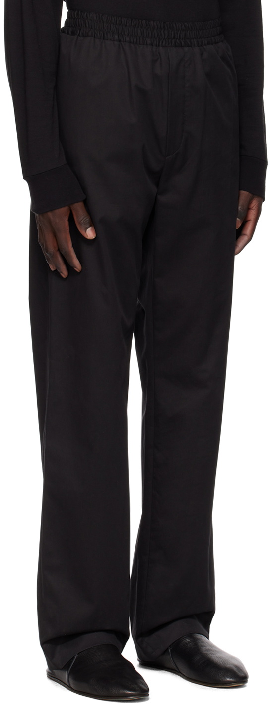The Row Black Jonah Trousers The Row