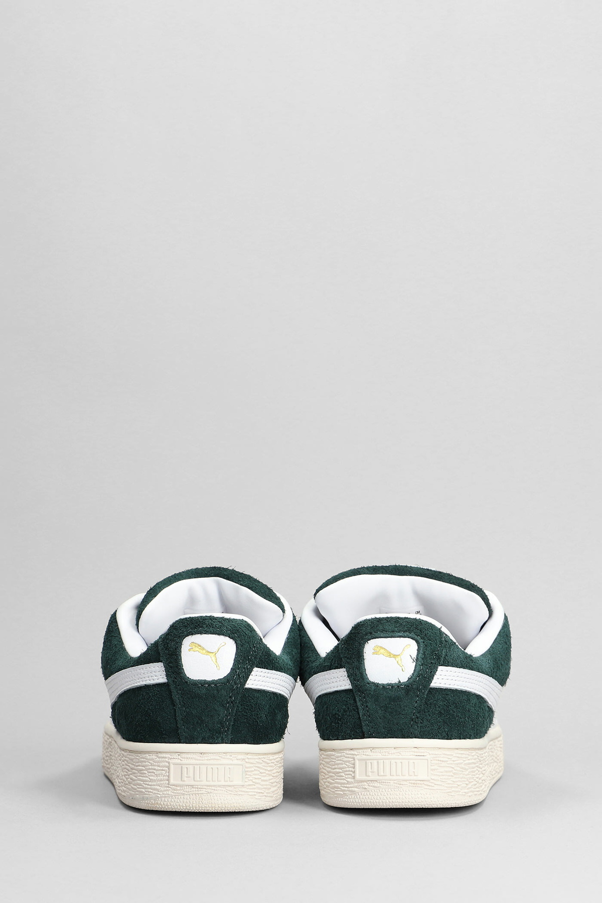 Puma Suede Xl Sneakers In Green Suede Puma