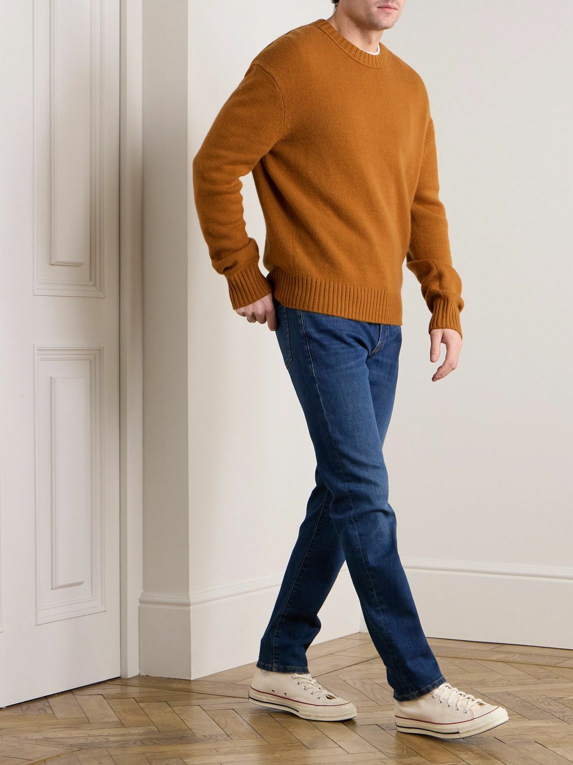 FRAME - Cashmere Sweater - Brown Frame Denim