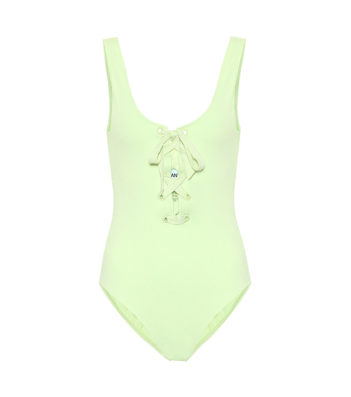 Ganni - Lace-up swimsuit GANNI