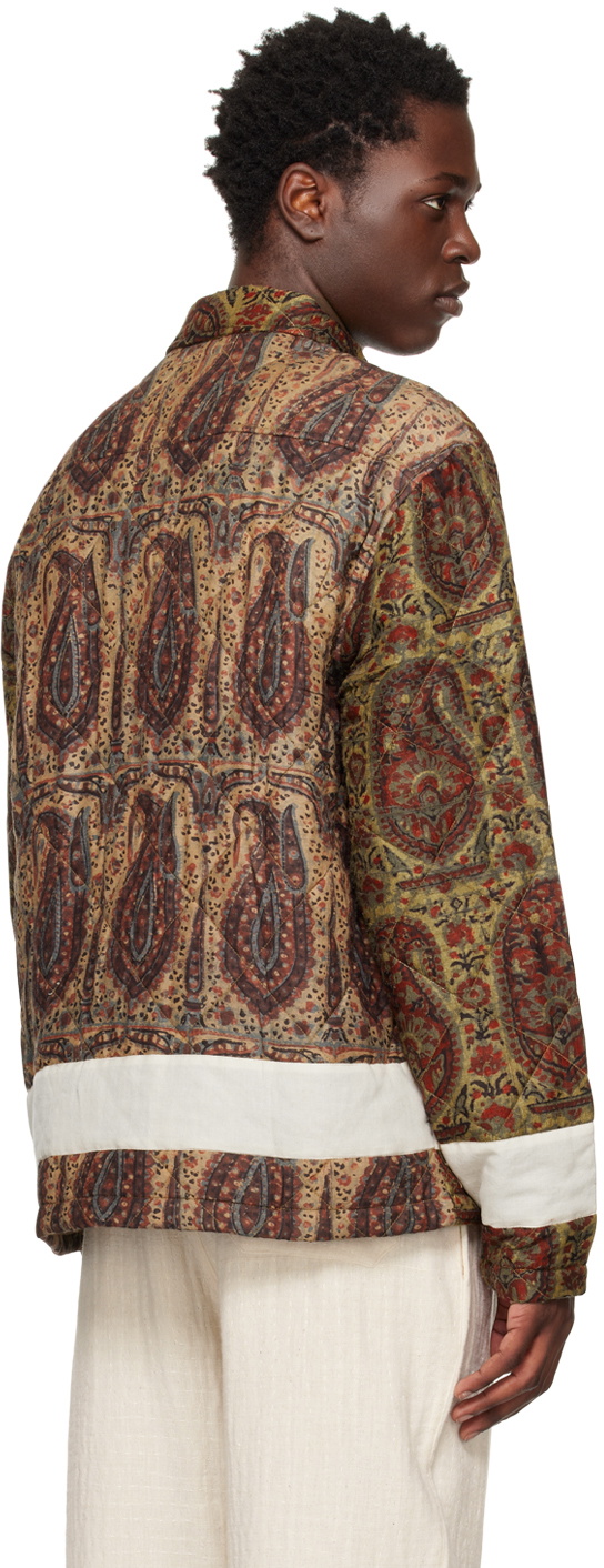 Karu Research Multicolor Block-Printed Jacket Karu Research