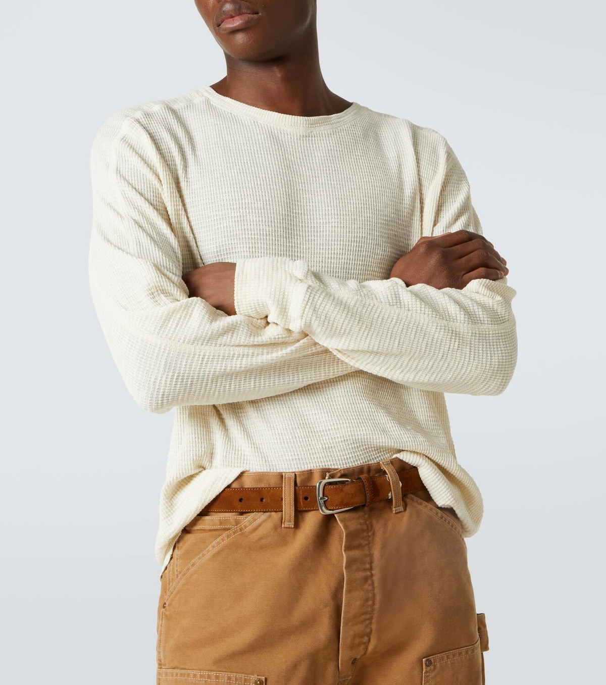 RRL Waffle-knit cotton sweater RRL