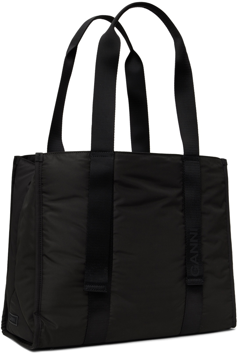 GANNI Black Medium Tech Tote GANNI