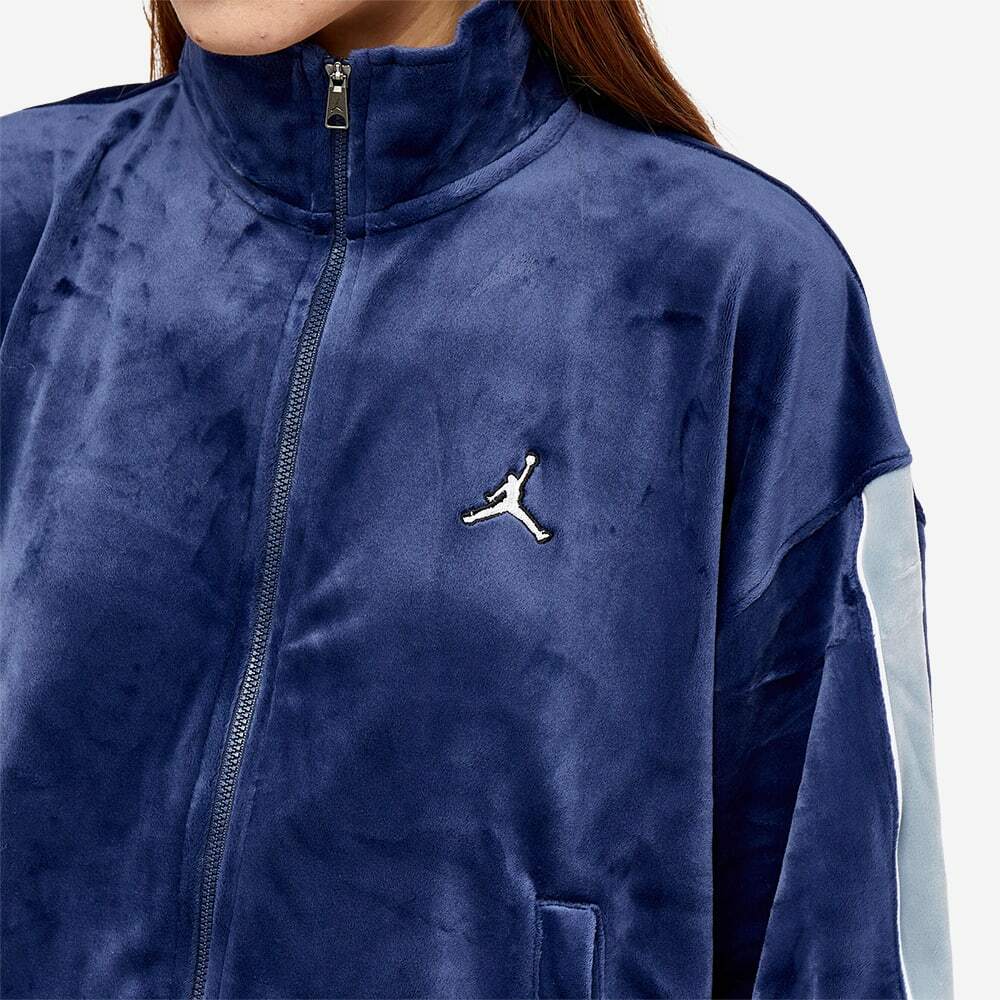 Air Jordan Men's Velour Track Jacket in Midnight Navy/Stealth/White ...