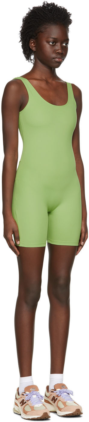 Girlfriend Collective Green Recycled Polyester Unitard Girlfriend ...